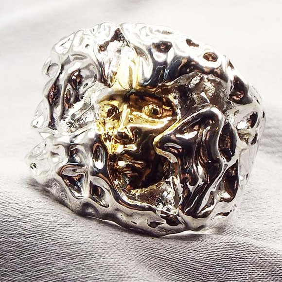 I AM WATCHING YOU RING! | Jewelry | Bizarre Golden Face Sticking His ...
